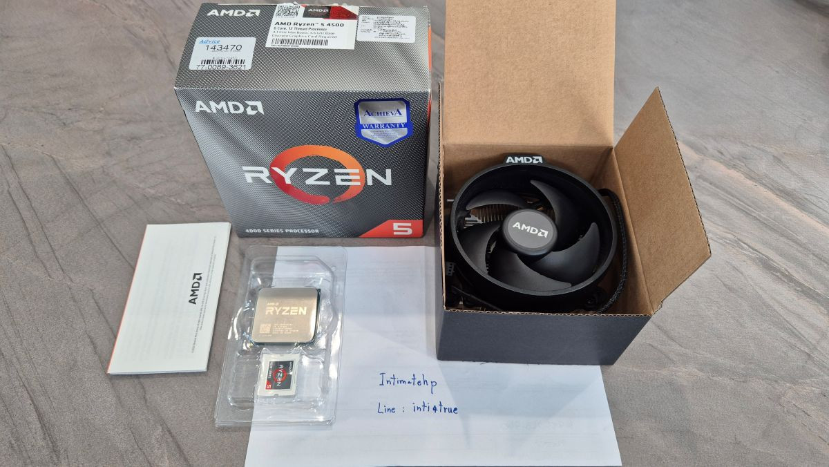 CPU AMD Ryzen 5 4500 (AM4) - Overclockzone.com ชุมชนคนไอที ที่ใหญ่ที่สุดในเมืองไทย