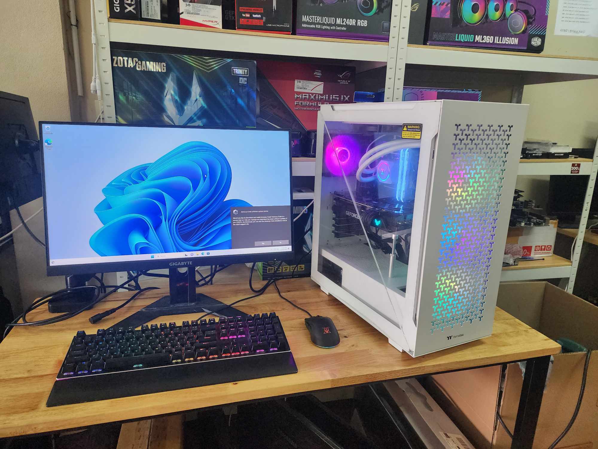 คอม Core i5-13500 RTX3080 12GB RAM16GB M.2 500WBBlack Case TT - Overclockzone.com ชุมชนคนไอที ...